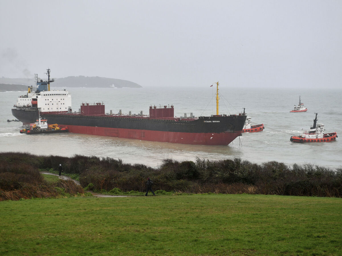 Russian Cargo Ship Runs Aground In U.K. : NPR