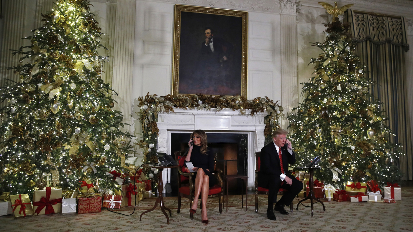 President Trump To 7-Year-Old: 'Are You Still A Believer In Santa?' : NPR