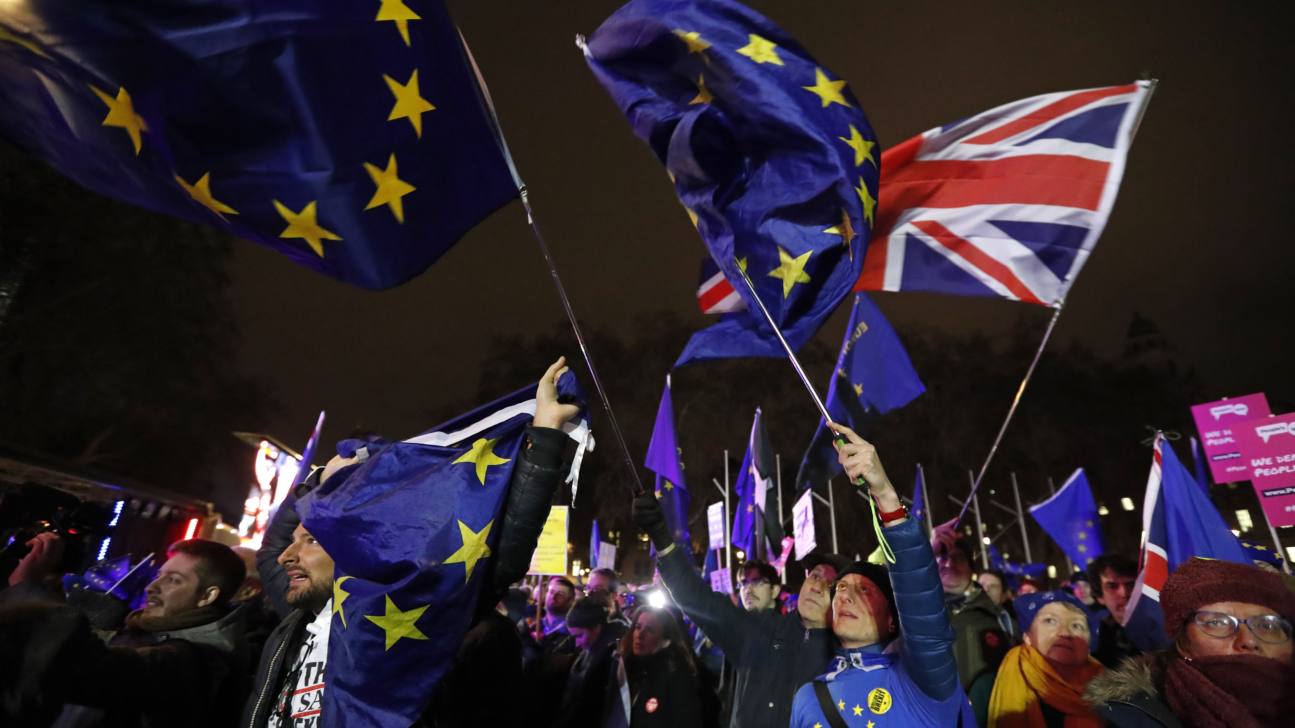 U.K. Parliament Rejects Theresa May's Brexit Deal In Pivotal Vote : NPR