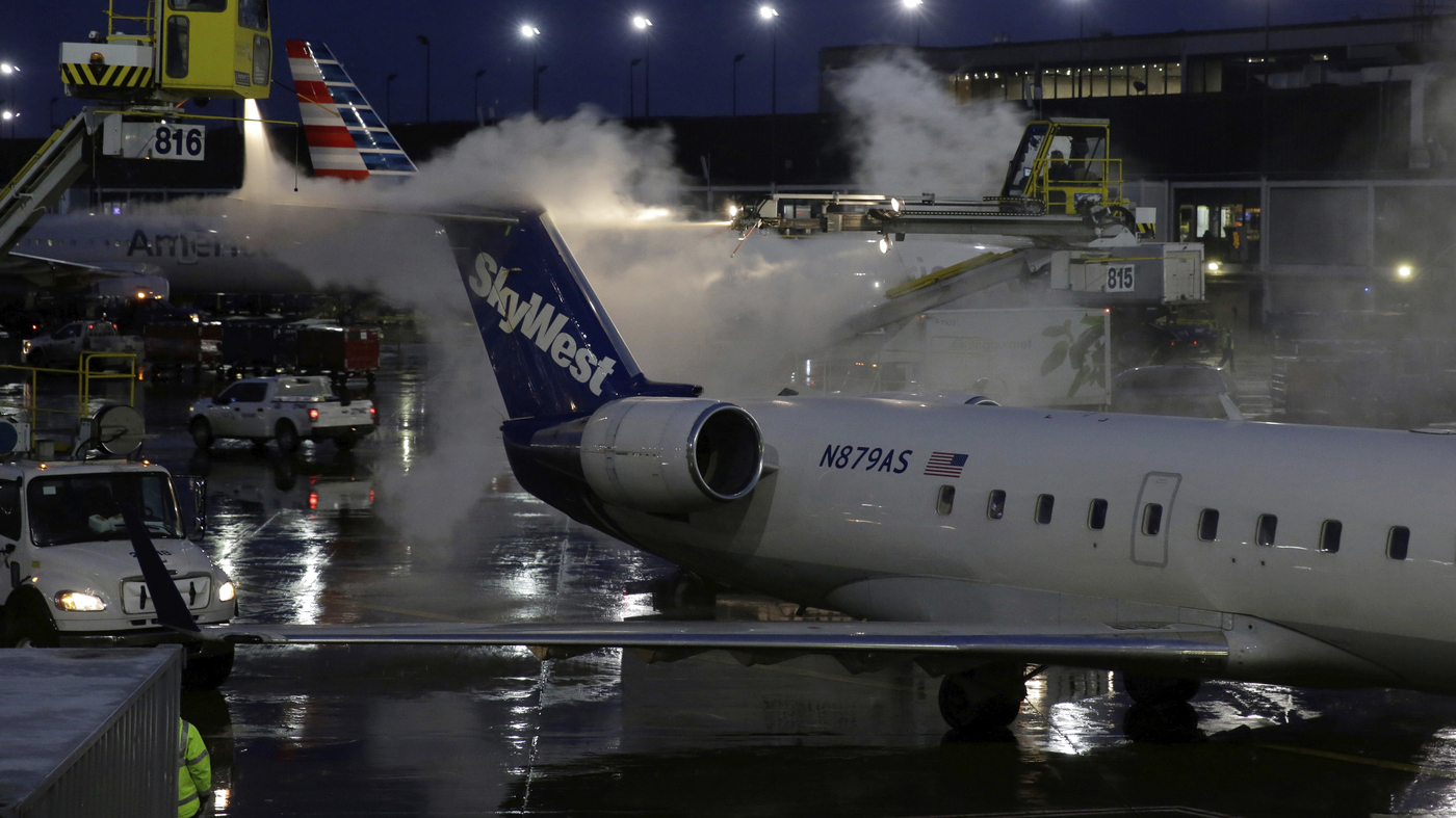 Powerful Winter Storm Sweeps East After Blanketing The Midwest : NPR
