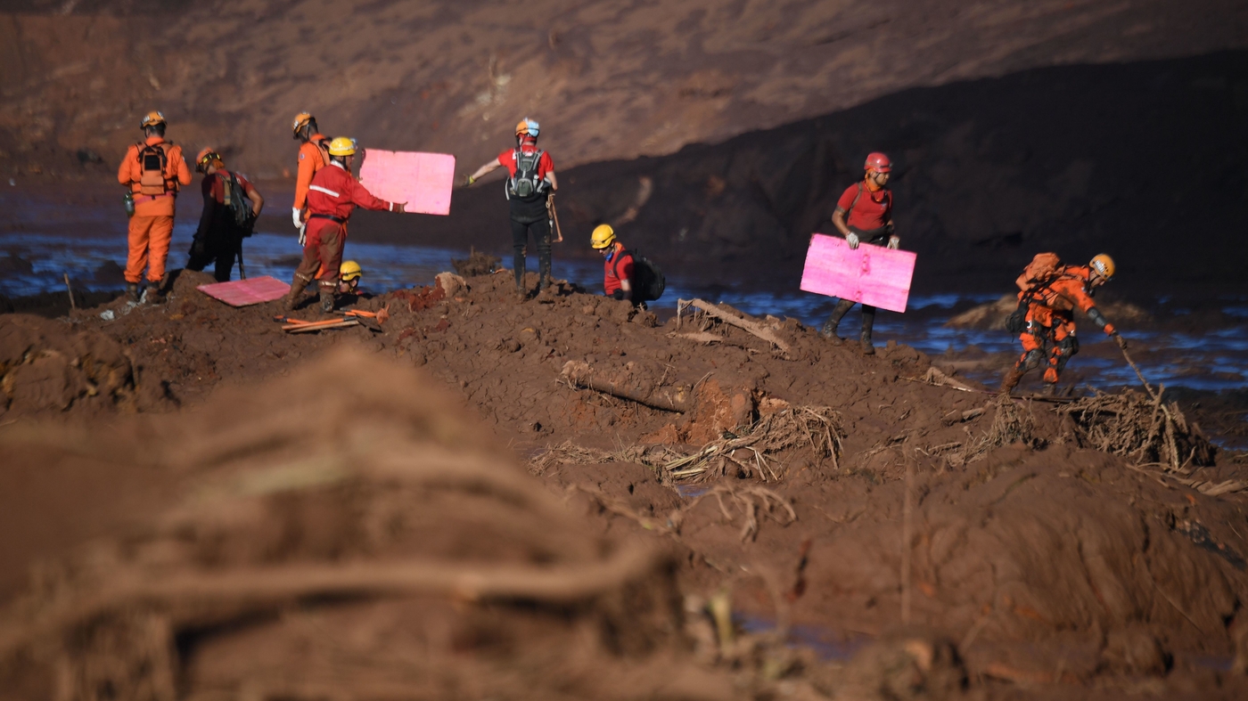 Brazil Dam Disaster: 60 People Are Dead, With Hundreds More Missing : NPR