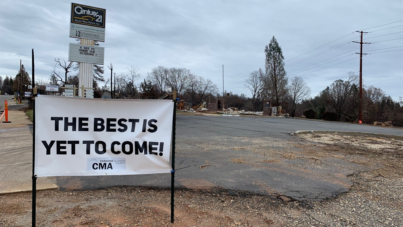 For Many Fire Evacuees, There's Still No Going Back To Paradise : NPR