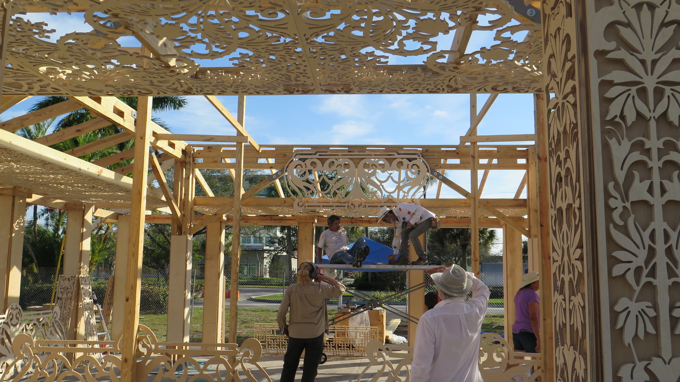 Artist David Best Will Mark Parkland Anniversary With Temple Of Time : NPR