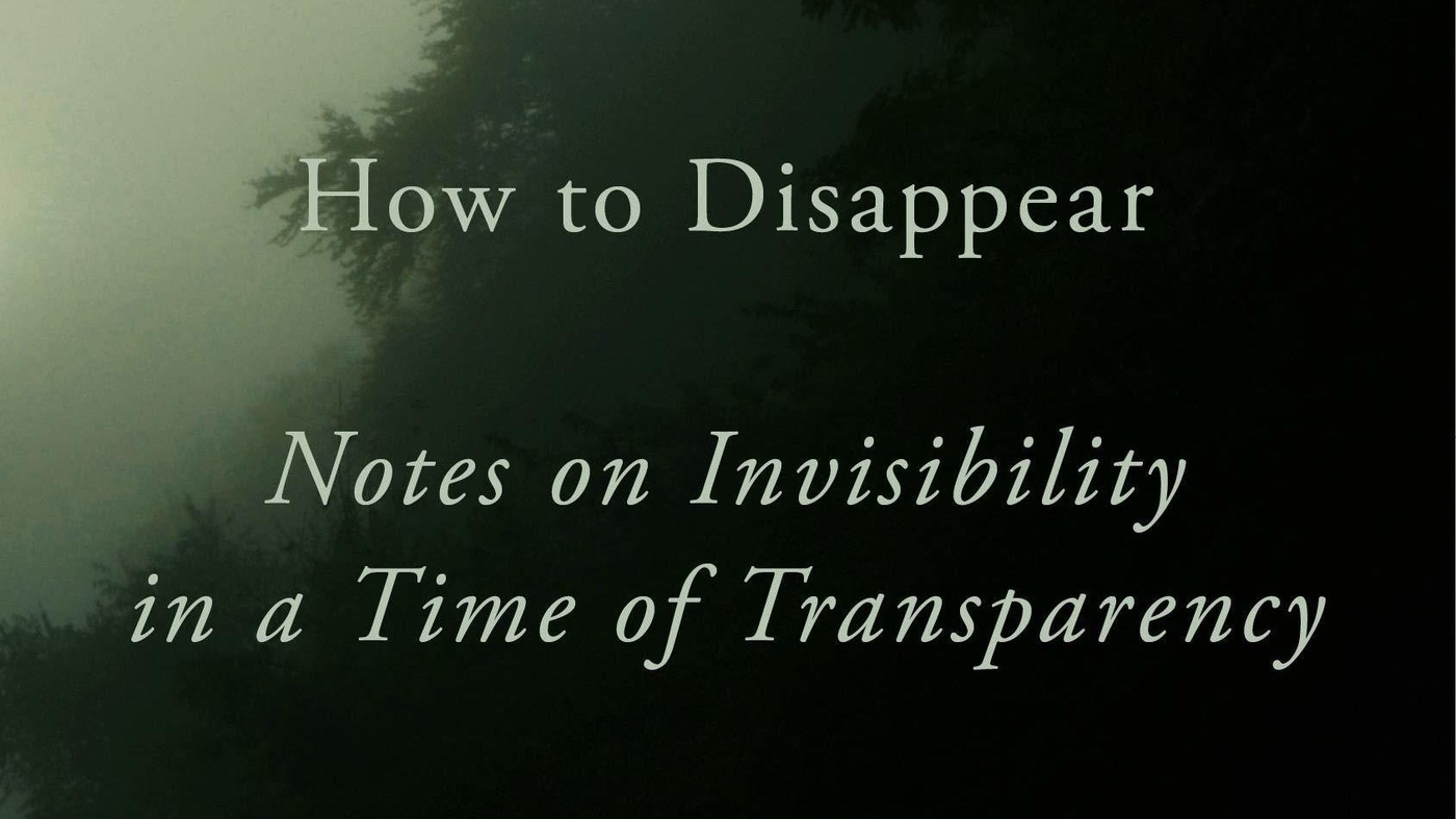 'How To Disappear' Condemns Online Visibility Without Truly Exploring ...