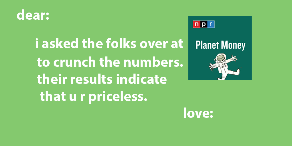 Will You Be Our Valentine? Love, NPR : NPR Extra : NPR