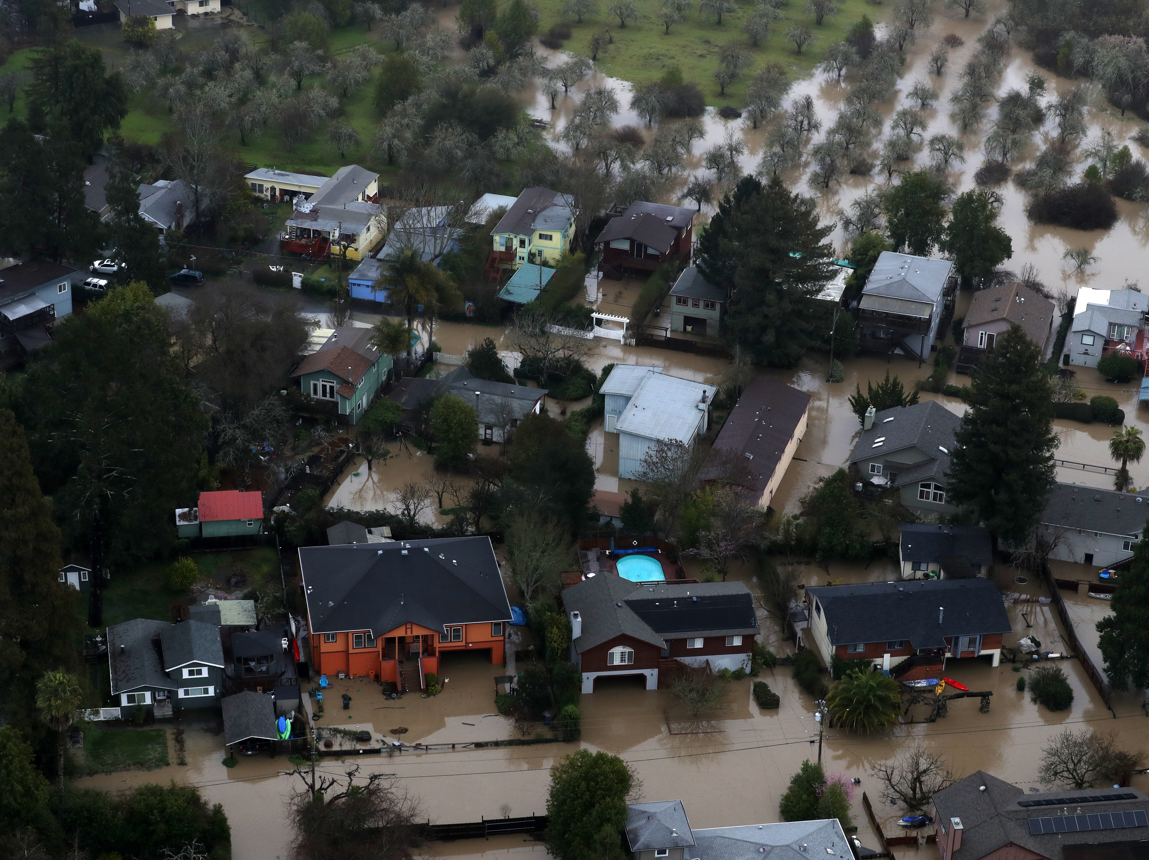 Floods Turn Northern California Towns Into Islands: 'Our World Is ...