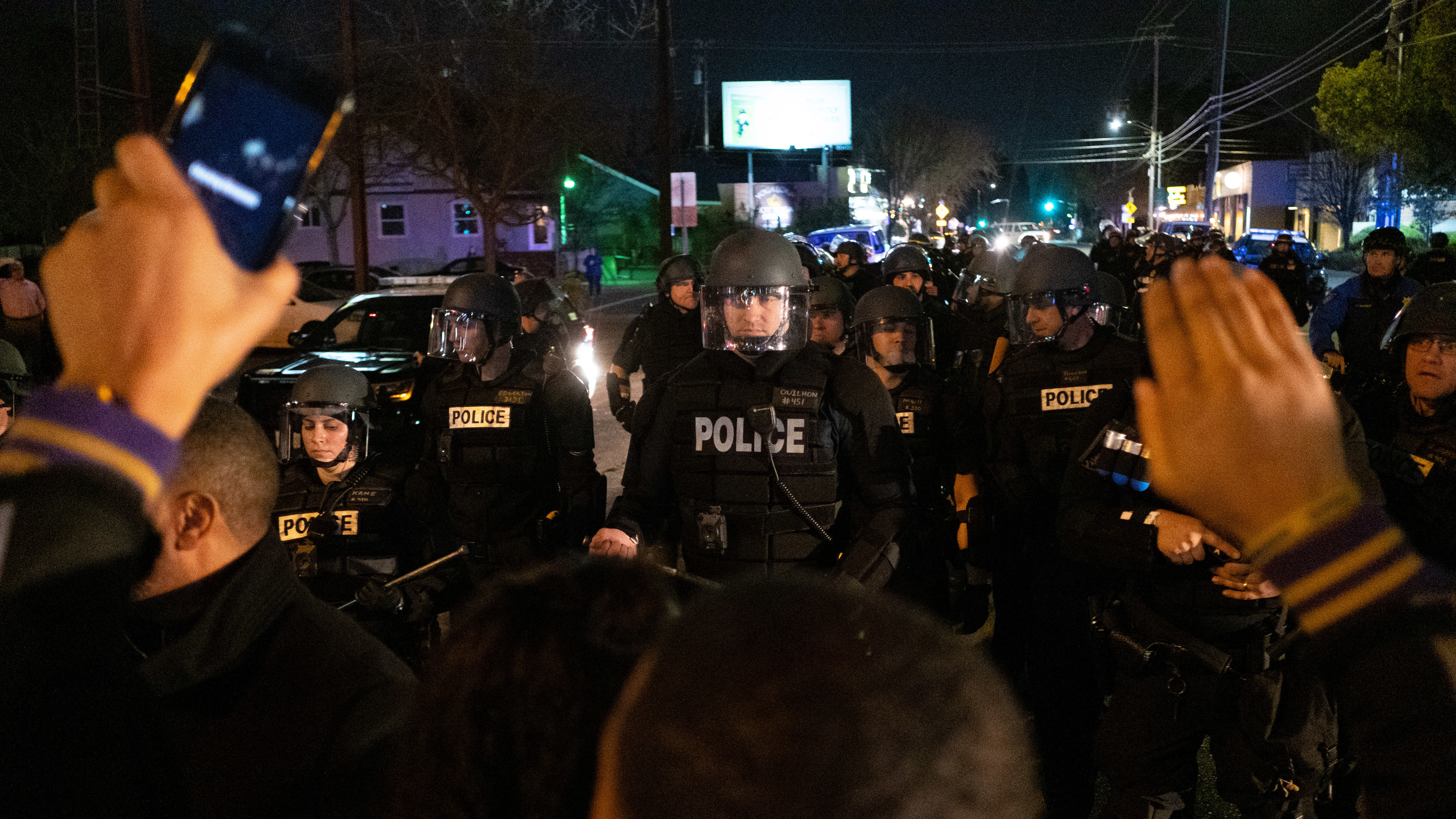 Police Arrest 84 After Stephon Clark Protest In East Sacramento : NPR