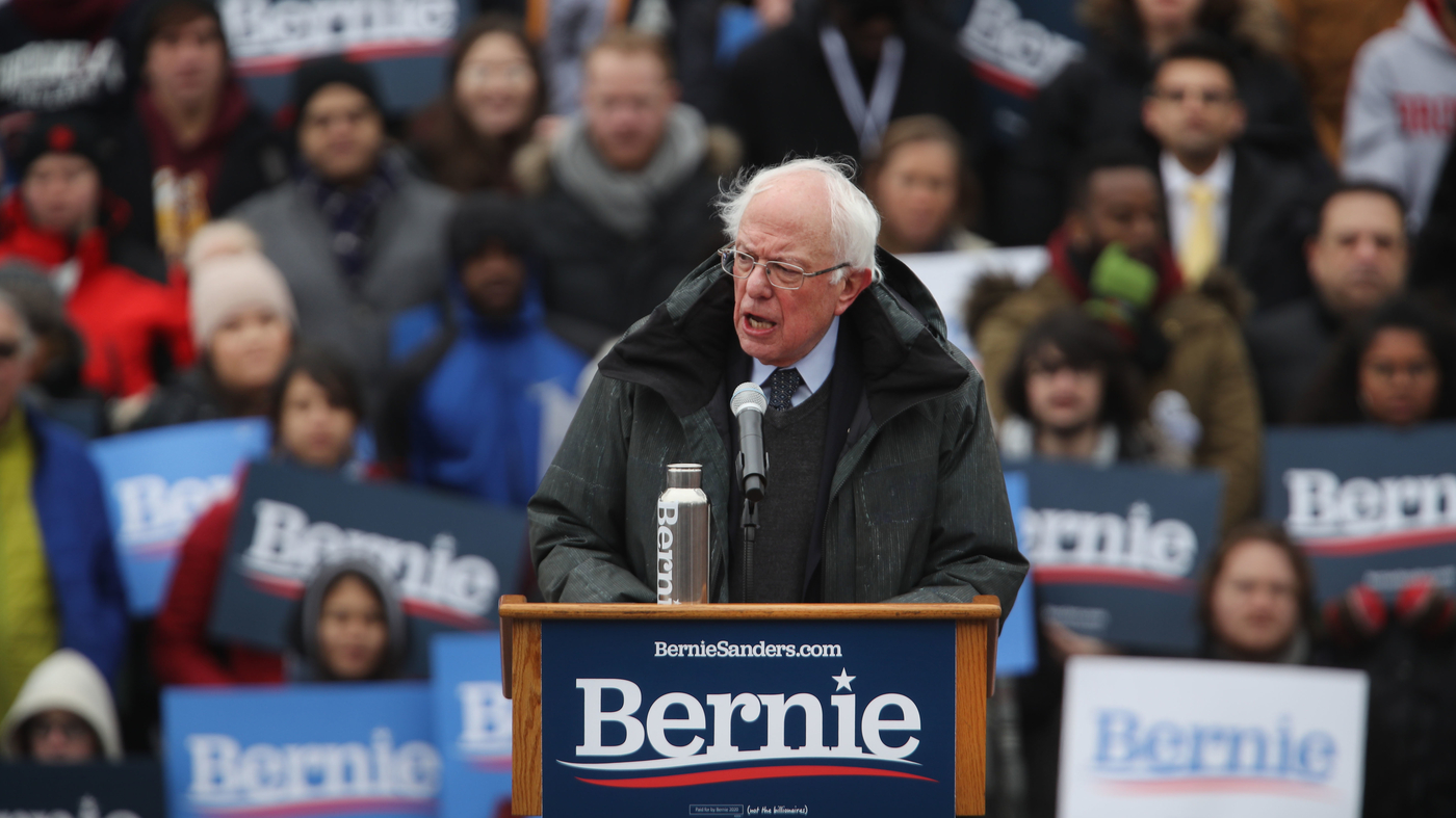 Bernie Sanders Signs Democratic Party Loyalty Pledge For 2020 Run : NPR