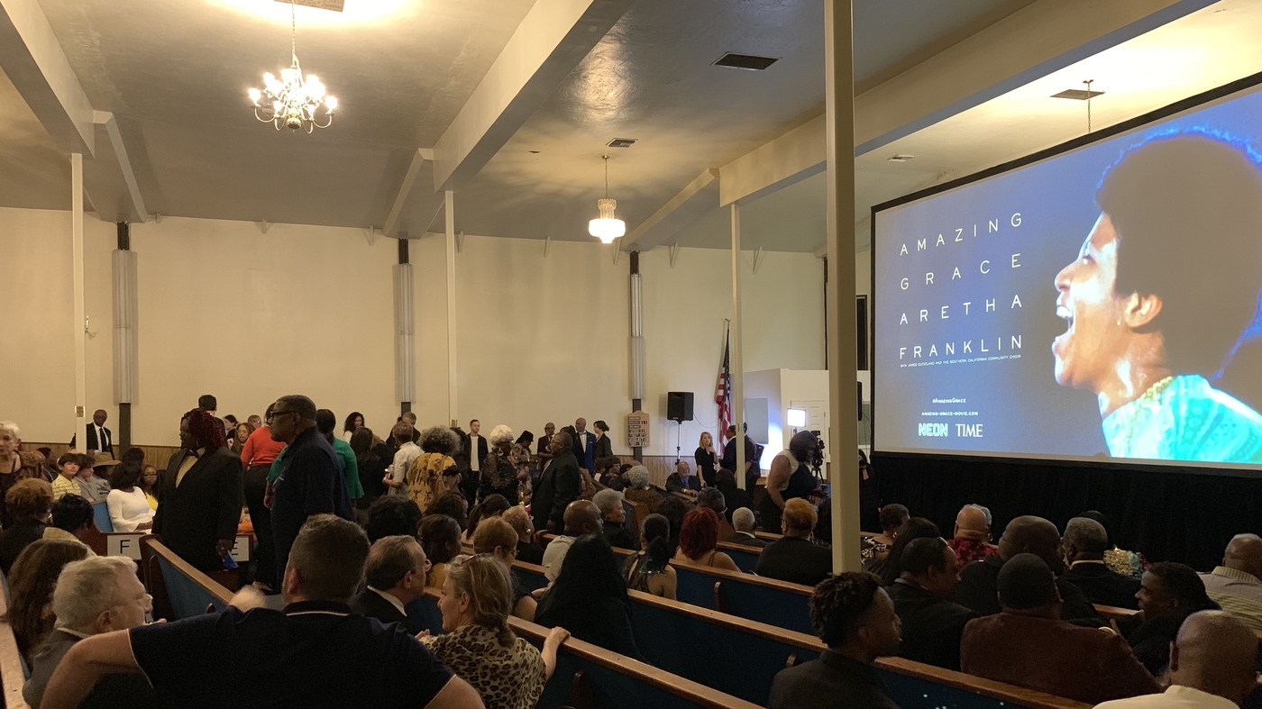 'Amazing Grace' Gets LA Premiere In Church Where It Took Place : NPR