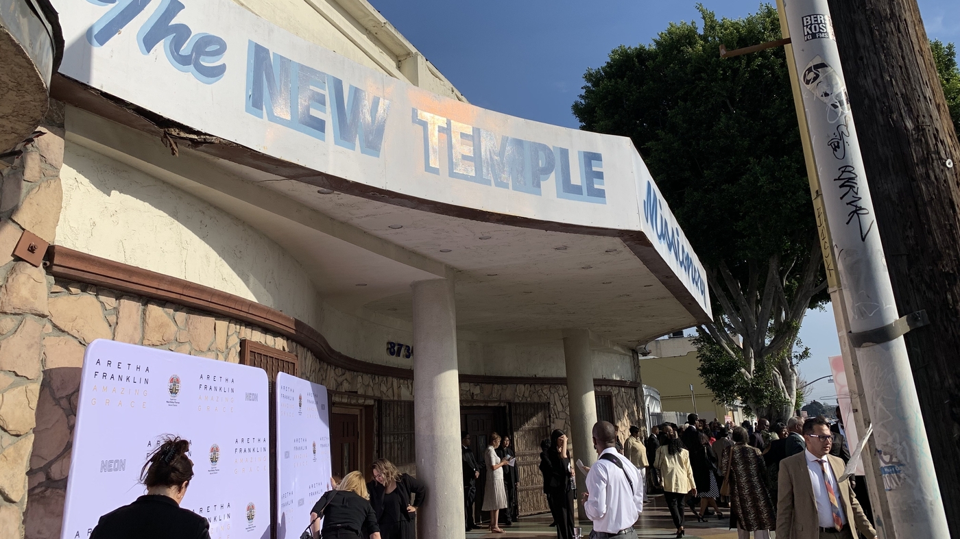 'Amazing Grace' Gets LA Premiere In Church Where It Took Place : NPR