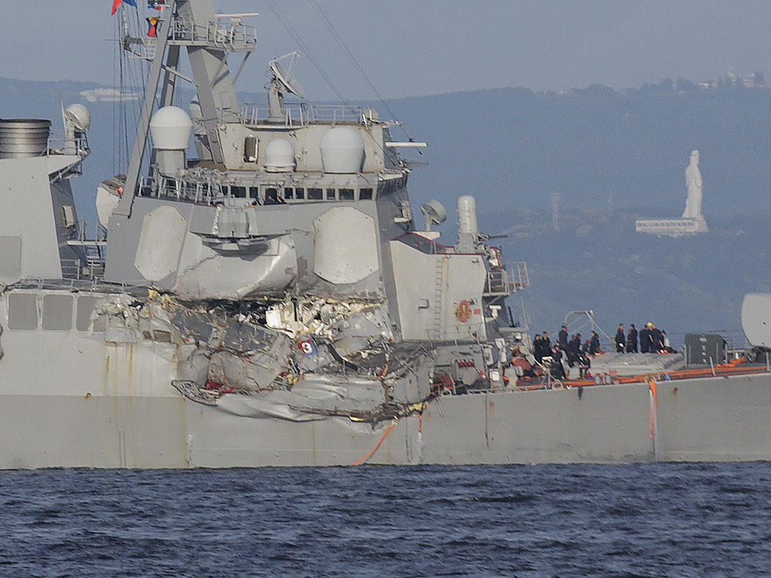 Naval Officers Won't Face Criminal Charges In Deadly USS Fitzgerald ...