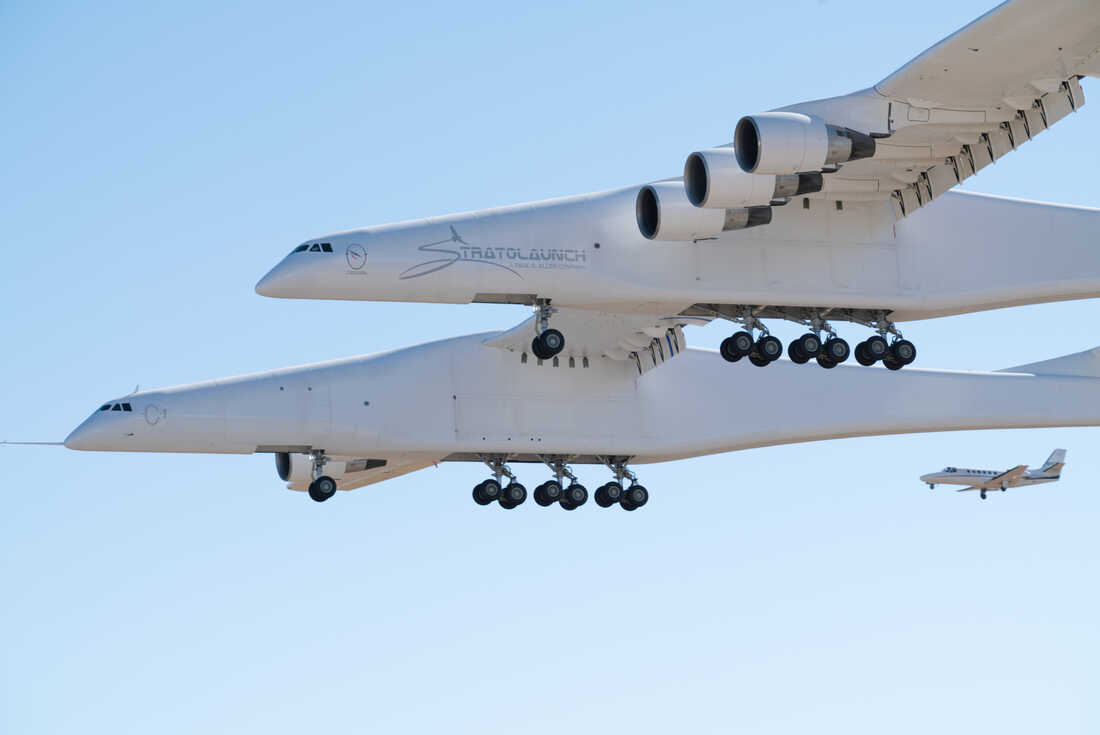 World's Largest Plane By Wingspan Takes First Flight : NPR