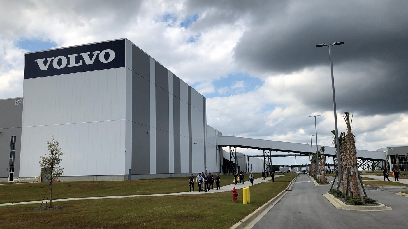 Volvo Shifts Plans For Its U.S.-Made Cars Amid China Trade War : NPR