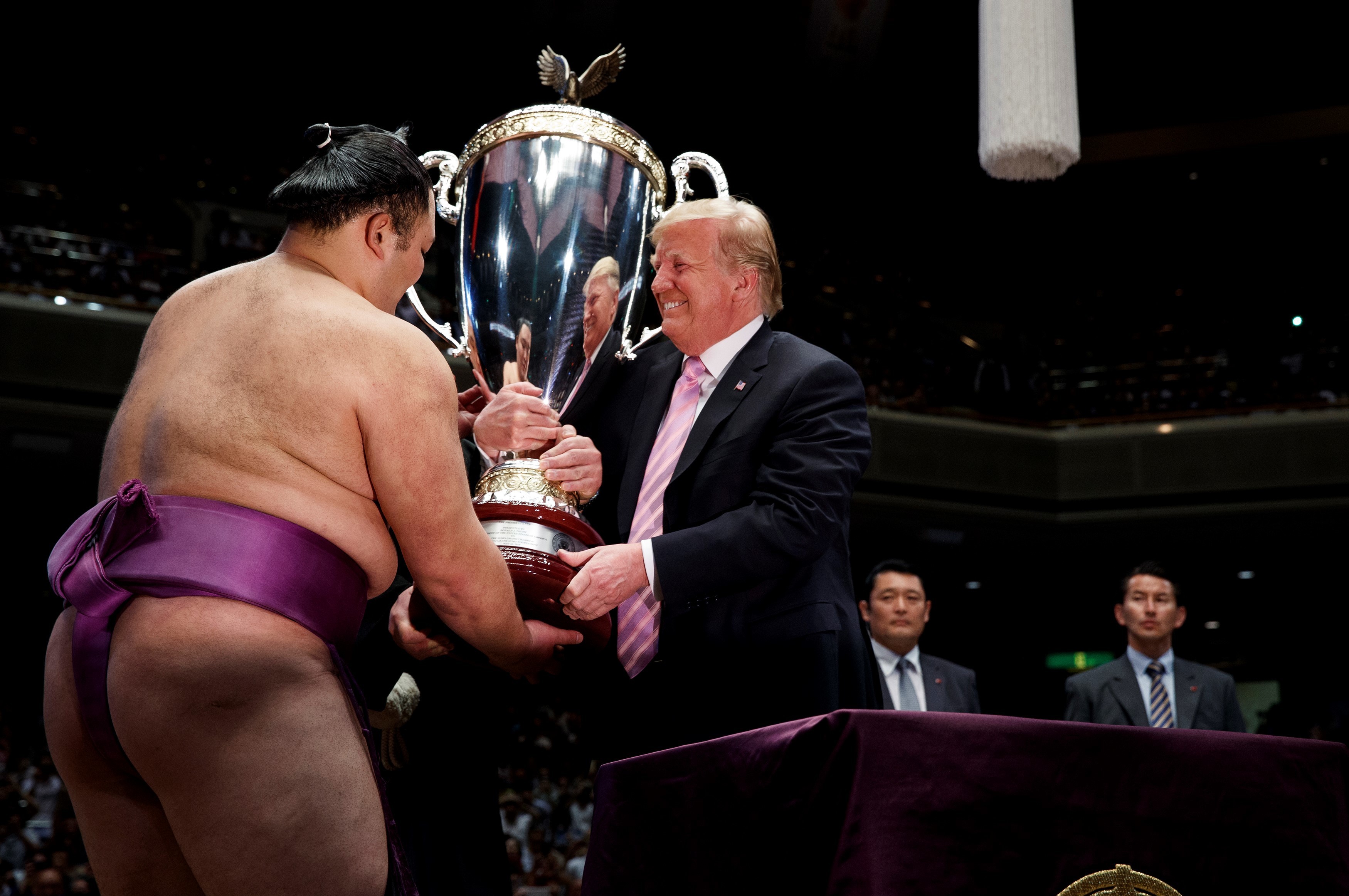 PHOTOS: From Sumo Wrestling To Grand Parades, How World Leaders Try To ...