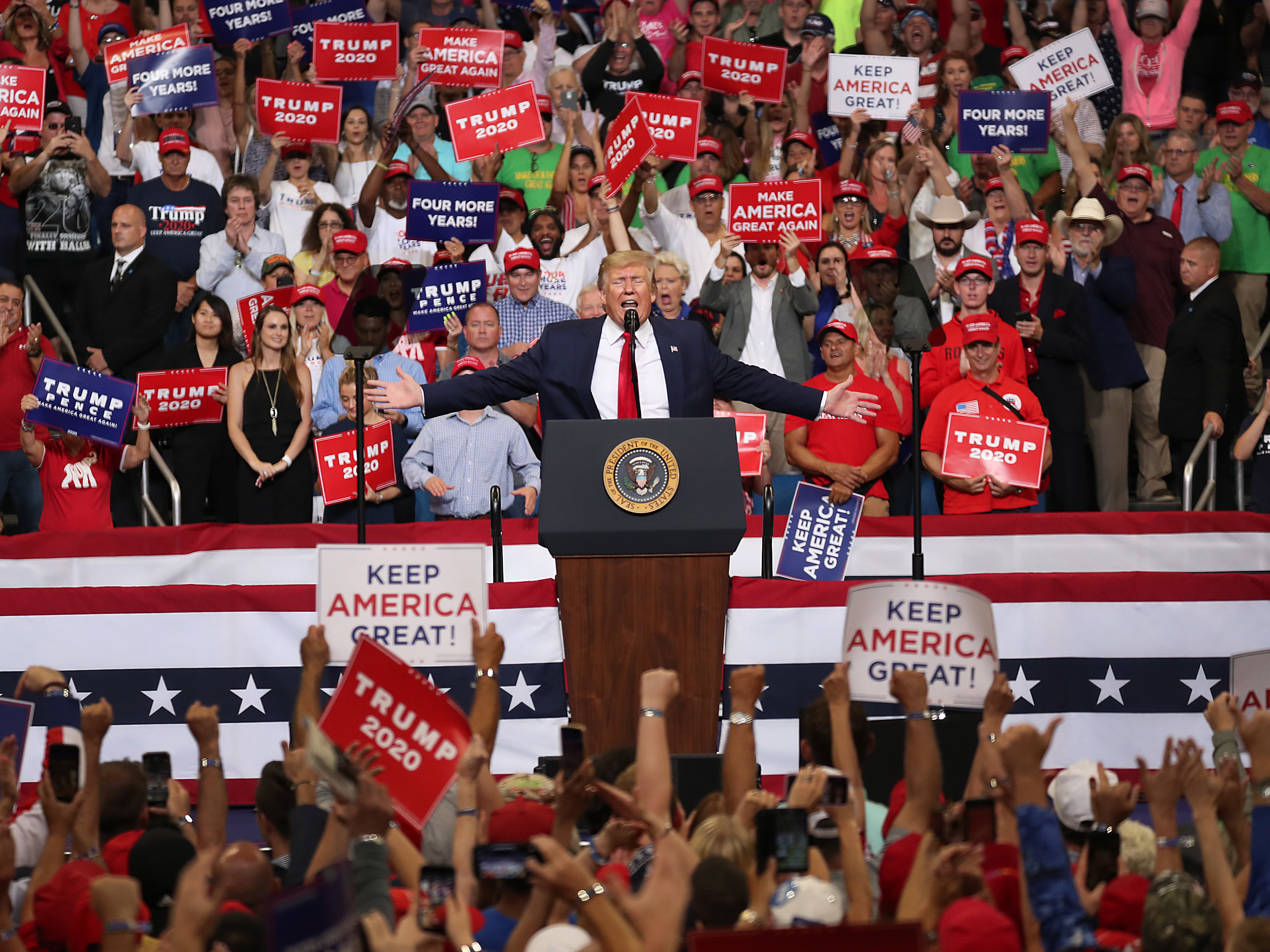 Trump Launches Reelection Bid With Promises Of Greatness And Familiar ...