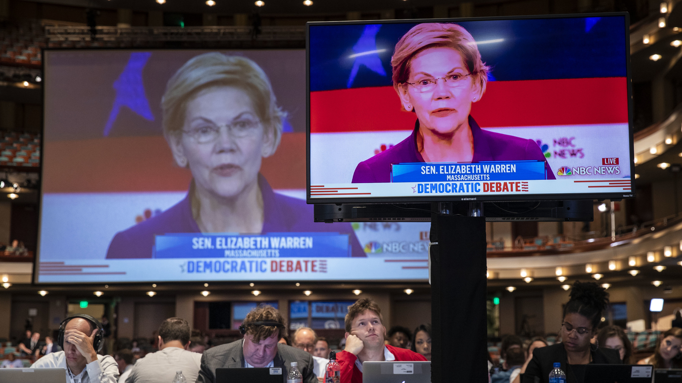 Democratic Debate In 100 Words: Recap Of The First Night : NPR