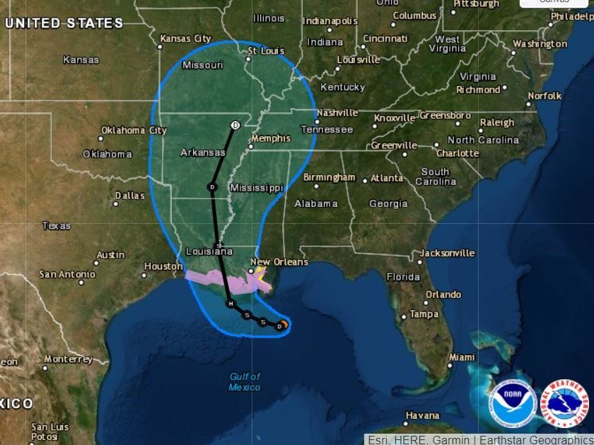 Hurricane Could Form In Gulf Friday, Putting Louisiana Into A State Of ...