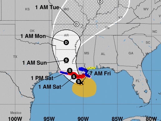 Tropical Storm Barry Starts To Hit Gulf Coast: 'A Life-Threatening ...