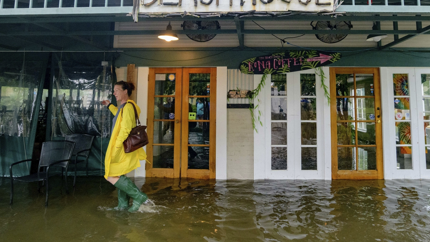 Barry Makes Landfall In Louisiana, Weakening To Tropical Storm : NPR Barry Makes Landfall In Louisiana, Weakening To Tropical Storm : NPR