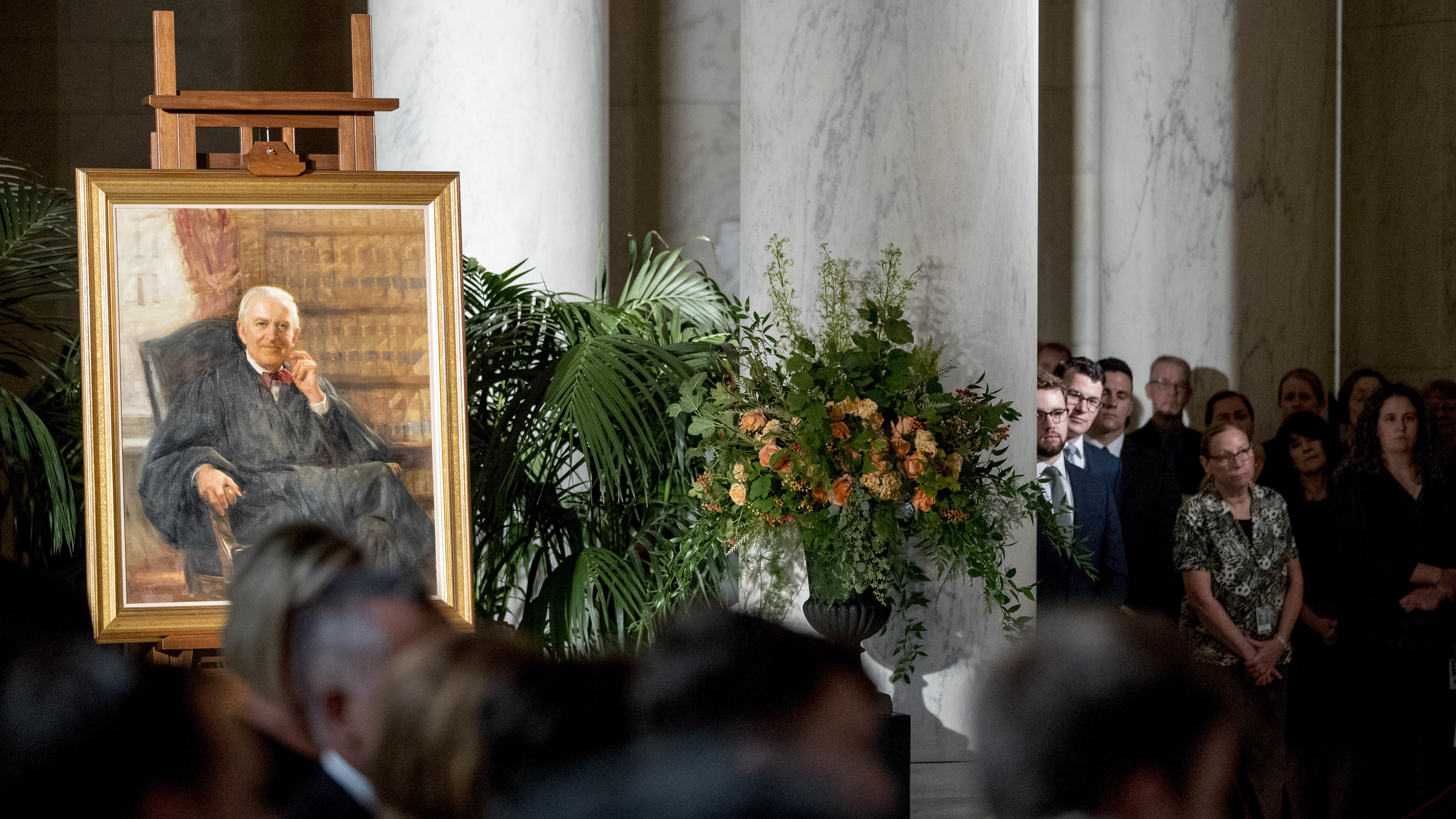 Trump, Supreme Court Justices Pay Respects To Justice John Paul Stevens ...