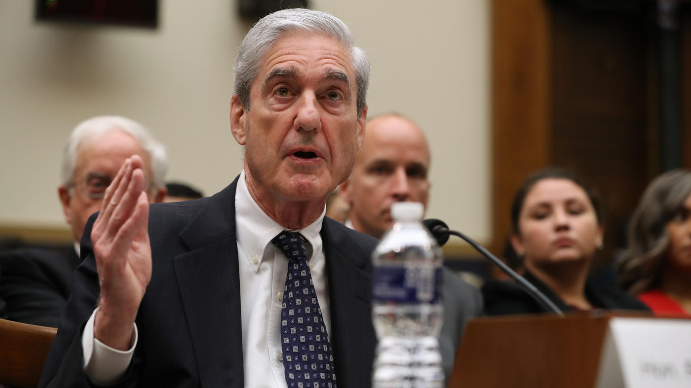Mueller Testimony: Election Interference Happening 'As We Sit Here' : NPR