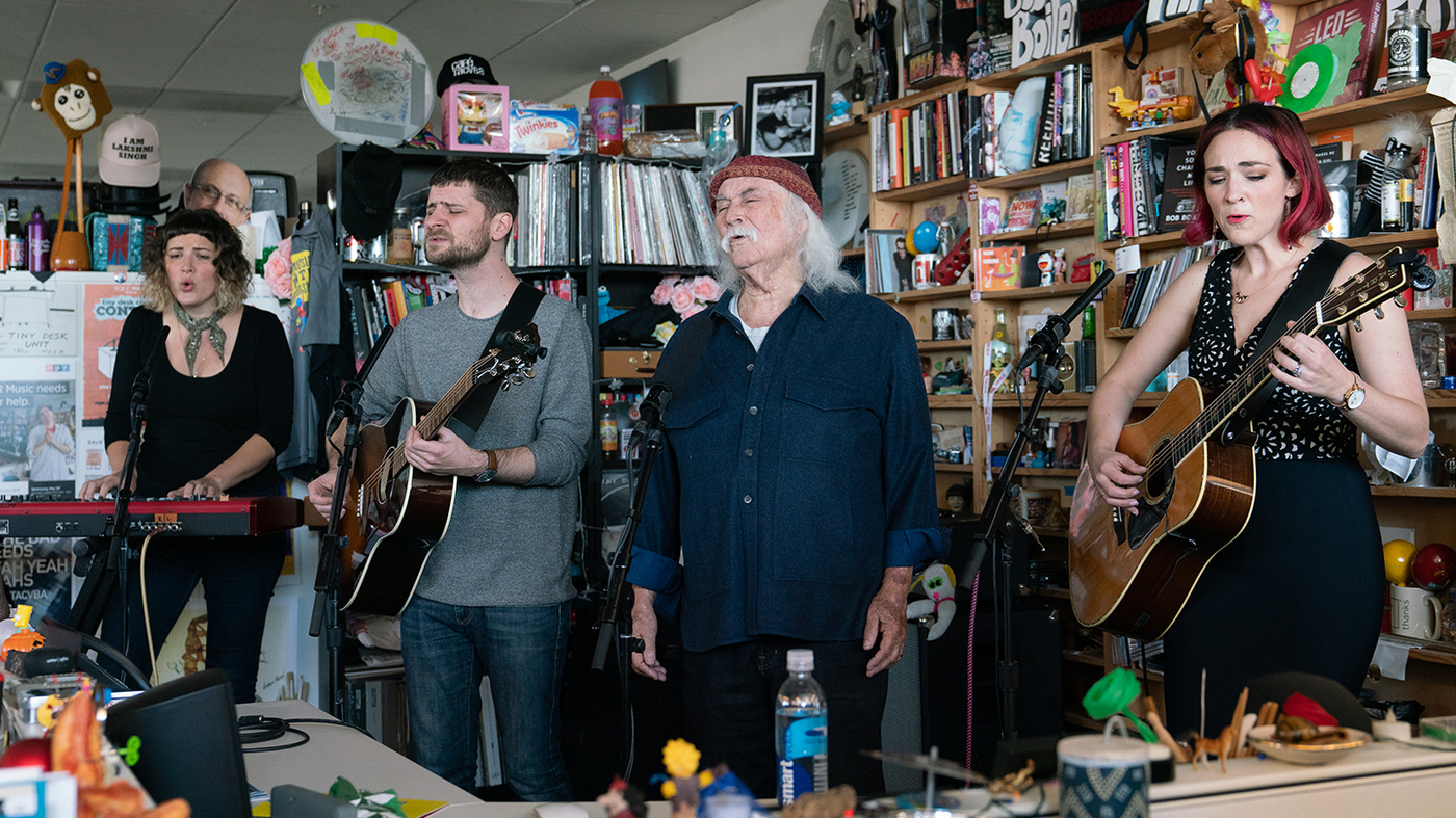 Video: Watch David Crosby Play The Tiny Desk : NPR
