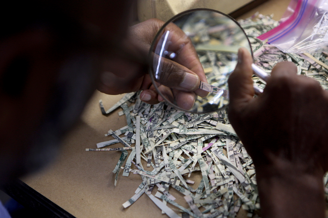 The U.S. Redeems Damaged Bills Because The Dollar Depends On It : NPR