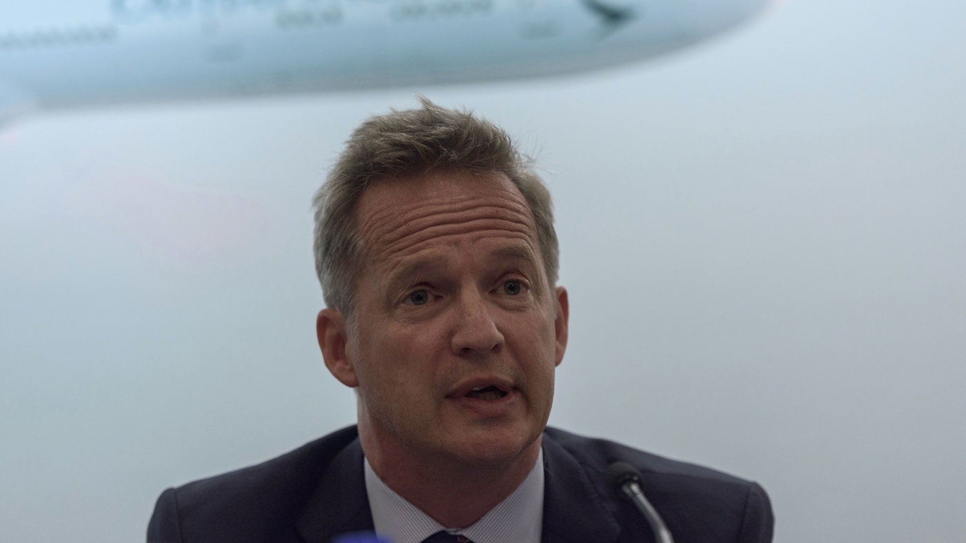 CEO Of Cathay Pacific Airways Resigns Amid Hong Kong Protests : NPR