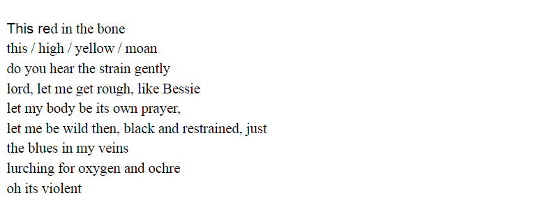 Poems For Billie Holiday And Bessie Smith From The Blair House ...