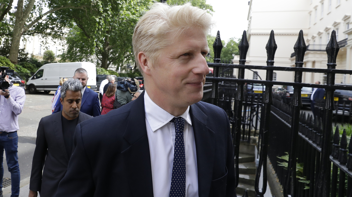 Boris Johnson's Brother Resigns From Parliament Over Brexit : NPR