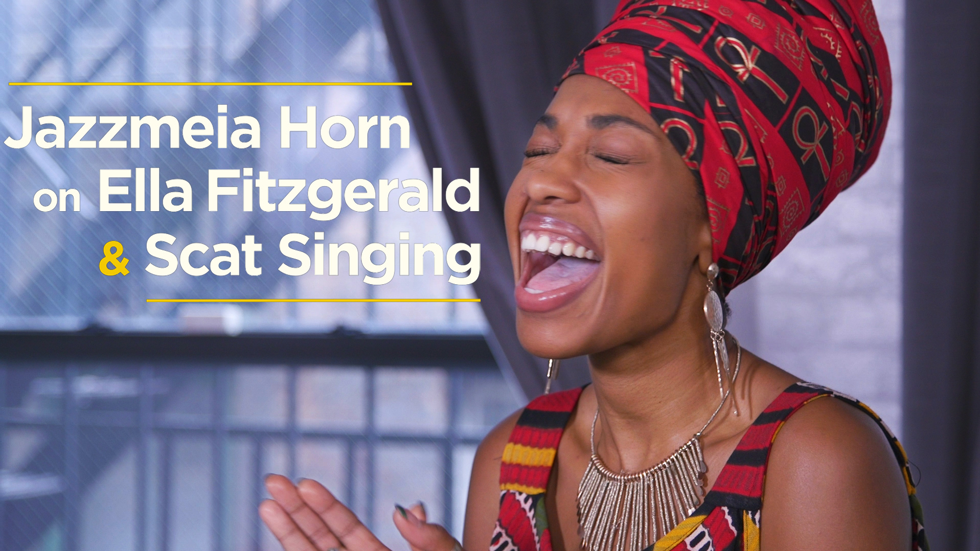 Watch Jazzmeia Horn Explain The Legacy Of Ella Fitzgerald's Scat ...