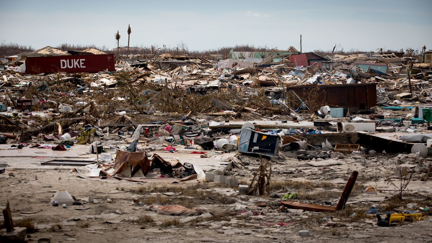 Delivering Aid In Bahamas Complicated After Infrastructure Wiped Out : NPR