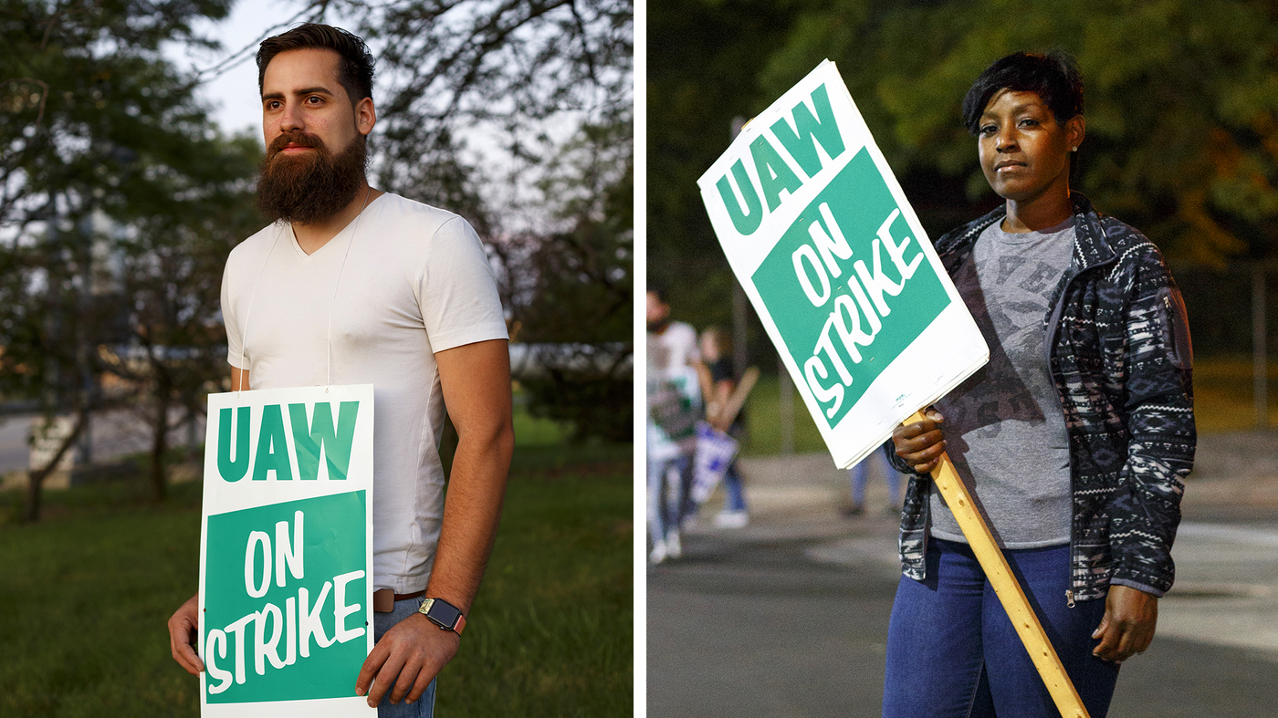 GM Strike: Workers Share Why They Fight : The Picture Show : NPR