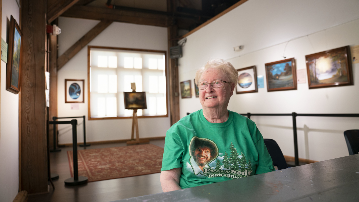 Bob Ross And 'The Joy Of Painting' Resonates With Fans Today : NPR