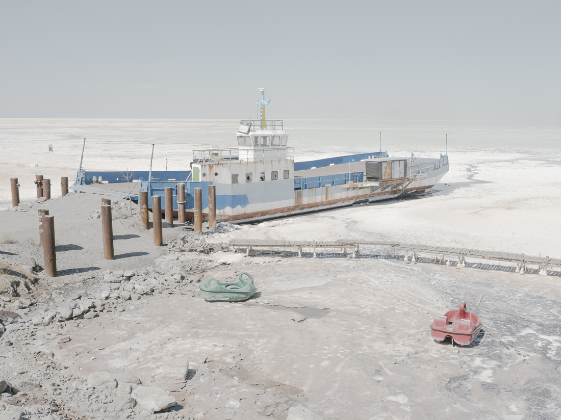 Photos: Iran's Disappearing Saltwater Lake Urmia : The Picture Show : NPR