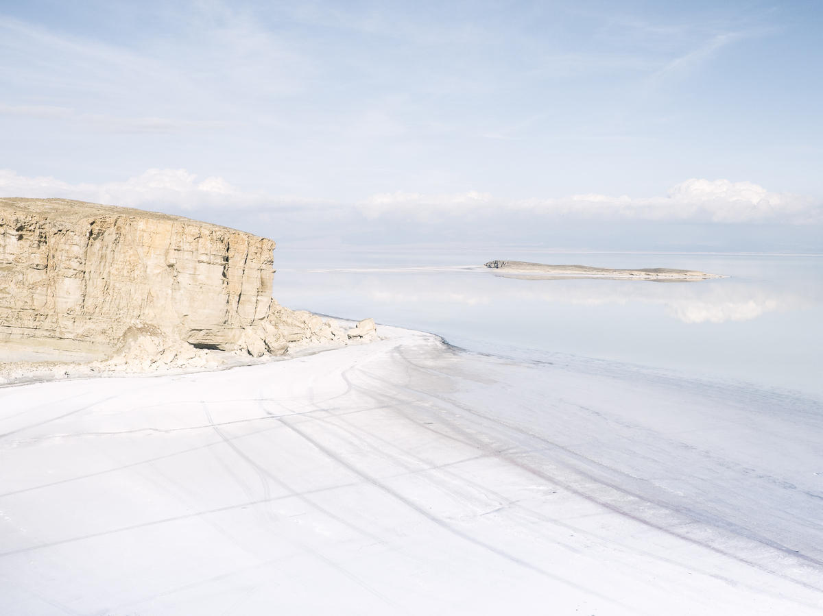 Photos: Iran's Disappearing Saltwater Lake Urmia : The Picture Show : NPR