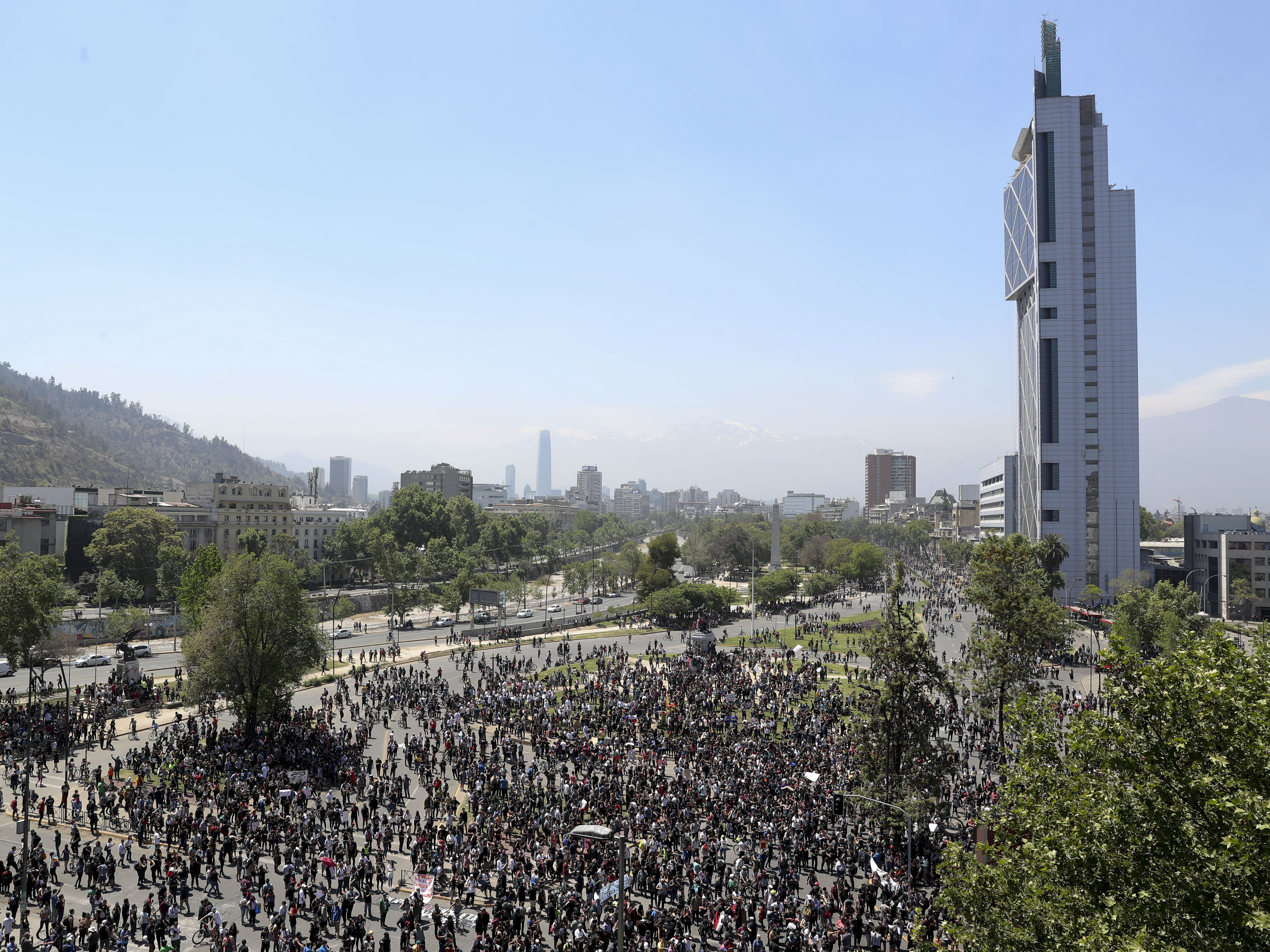 Violent Protests Continue In Chile As Government Imposes New Curfew ...