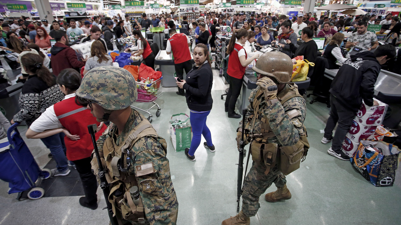 In Chile, Protesters Continue To Defy The President And Military : NPR