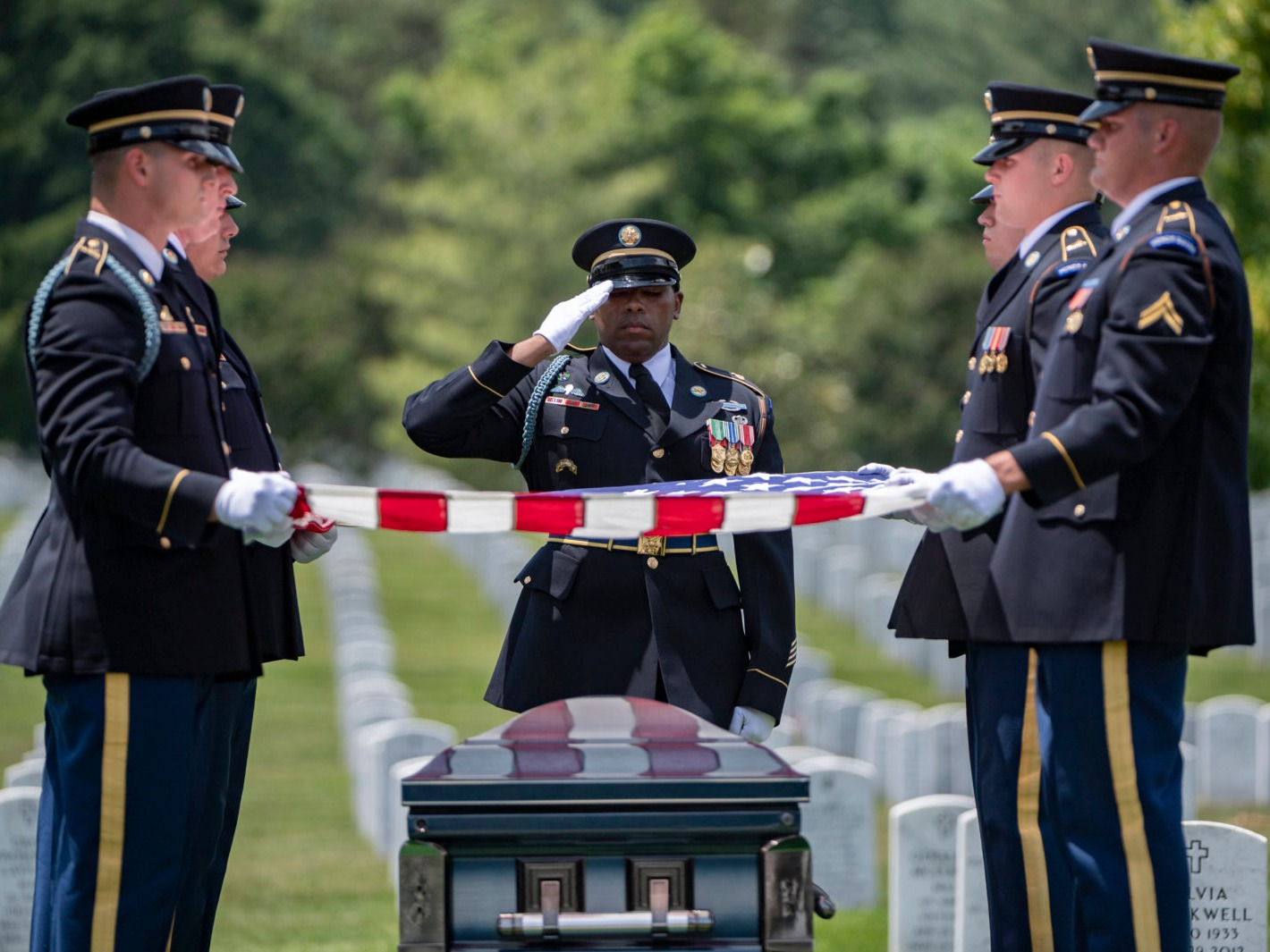 Army Honor Guard Funeral Ceremony