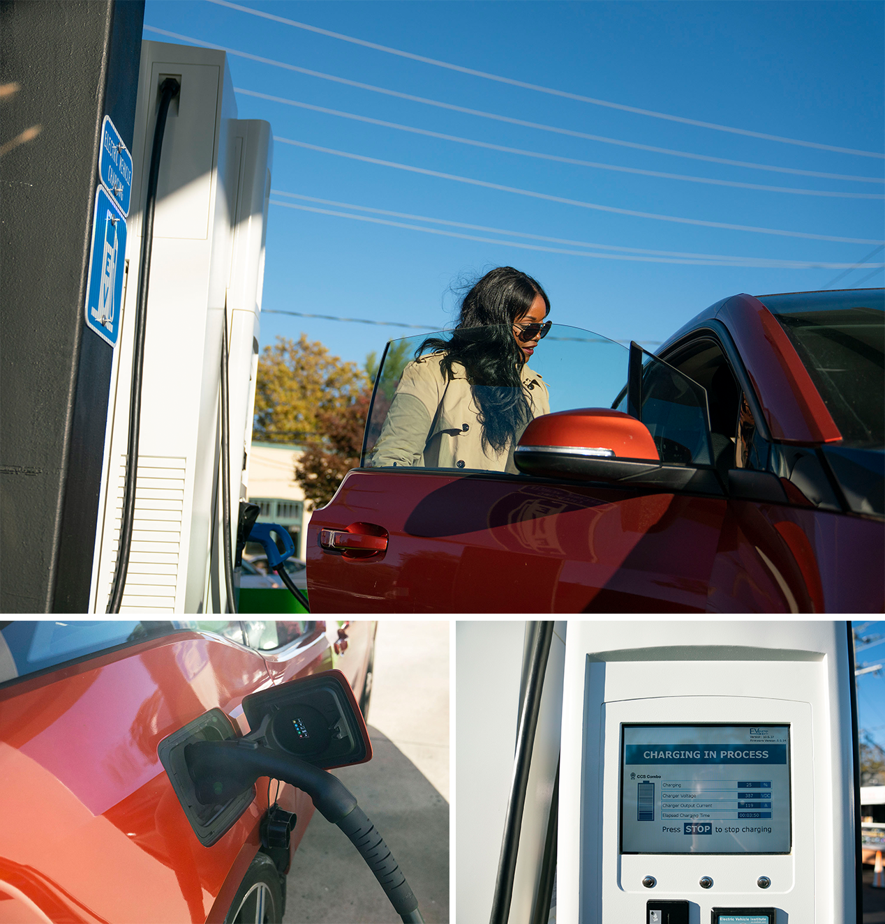 Convert gas station to ev charging store