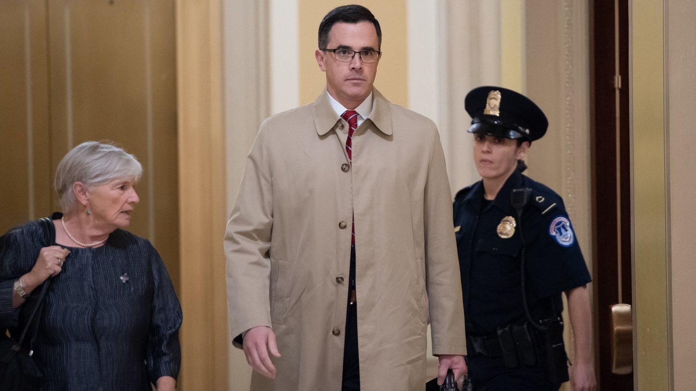 Impeachment Inquiry: Tim Morrison Corroborates Ukraine Narrative : NPR