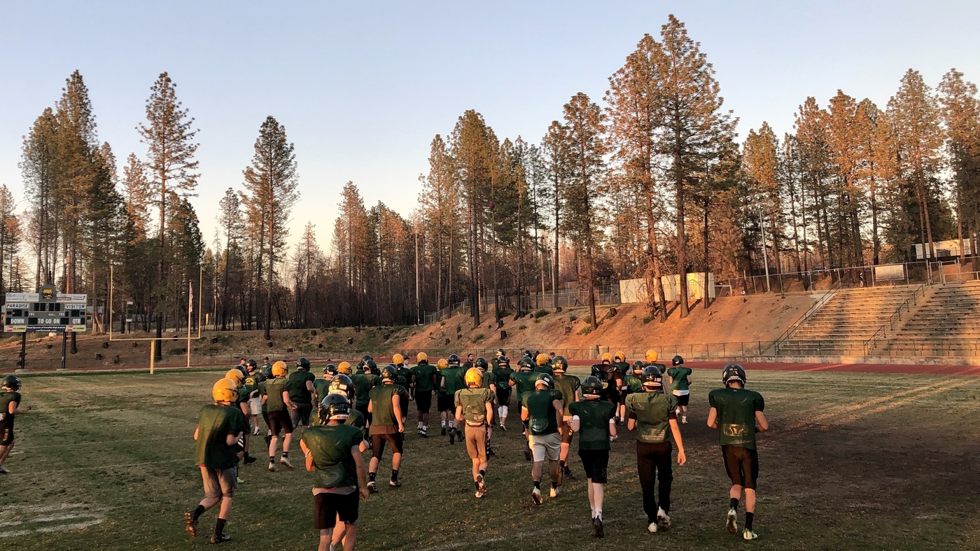Paradise Bobcats Football Team Gives California Town Hope After Fires : NPR
