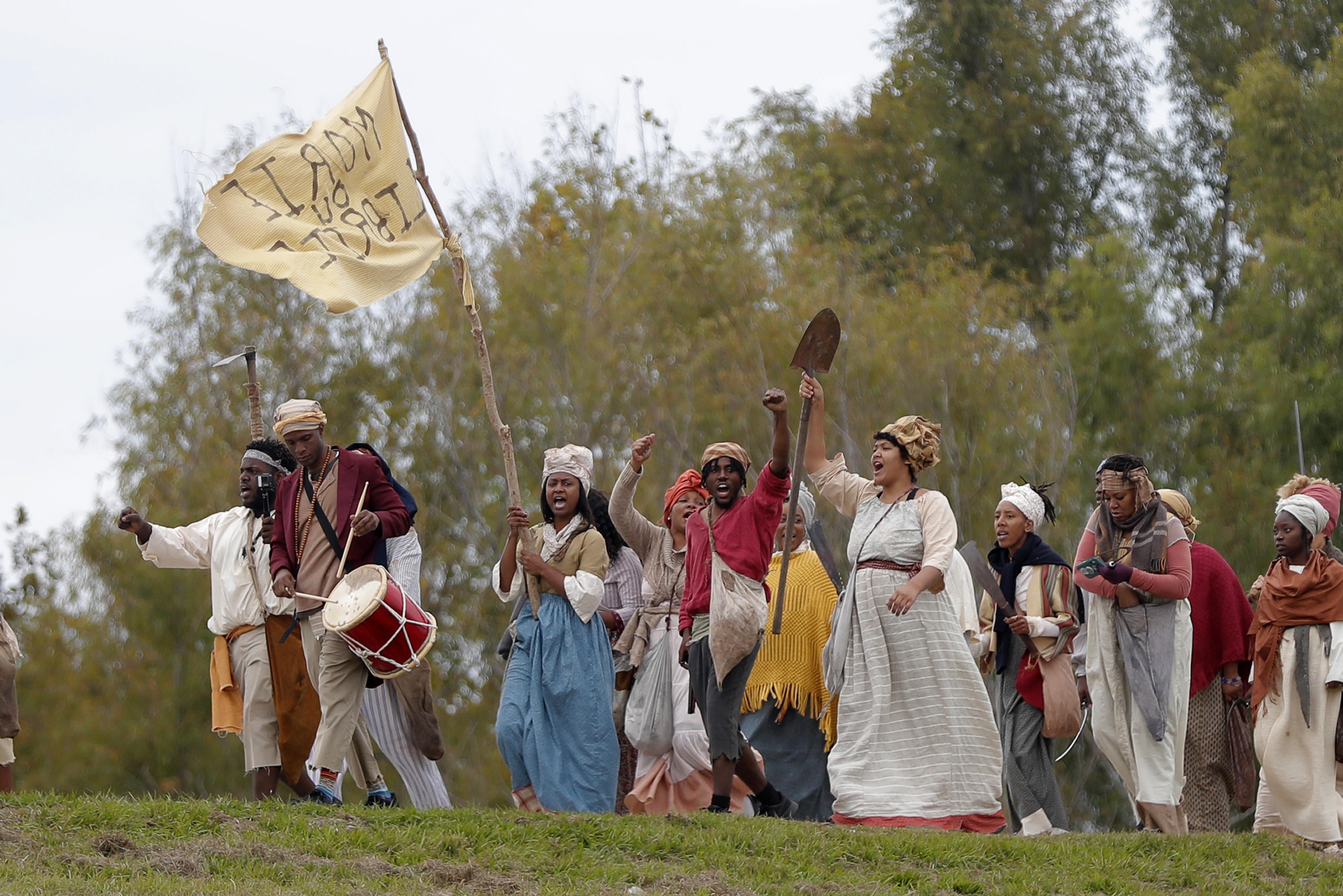 Hundreds March In Reenactment Of A Historic, But Long Forgotten Slave ...