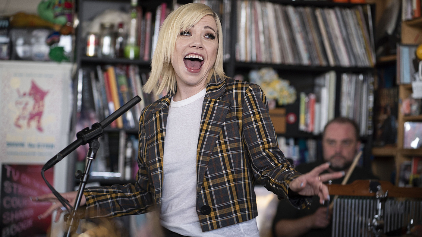 Video: Watch Carly Rae Jepsen Play The Tiny Desk : NPR