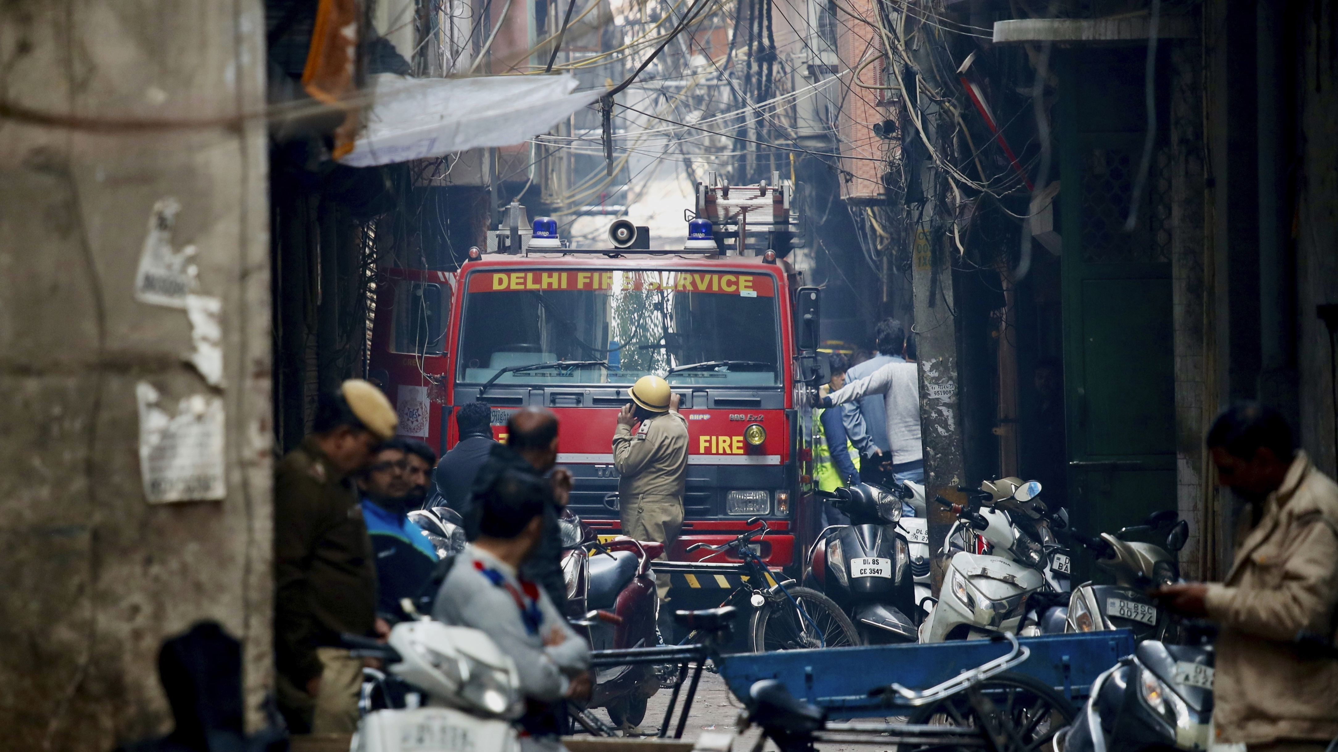 43 Dead In 'Extremely Horrific' Fire At New Delhi Factory : NPR