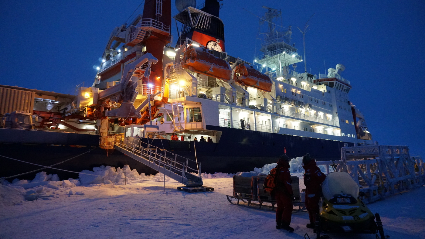 Arctic Researchers On An Expedition To Study Shrinking Polar Ice ...