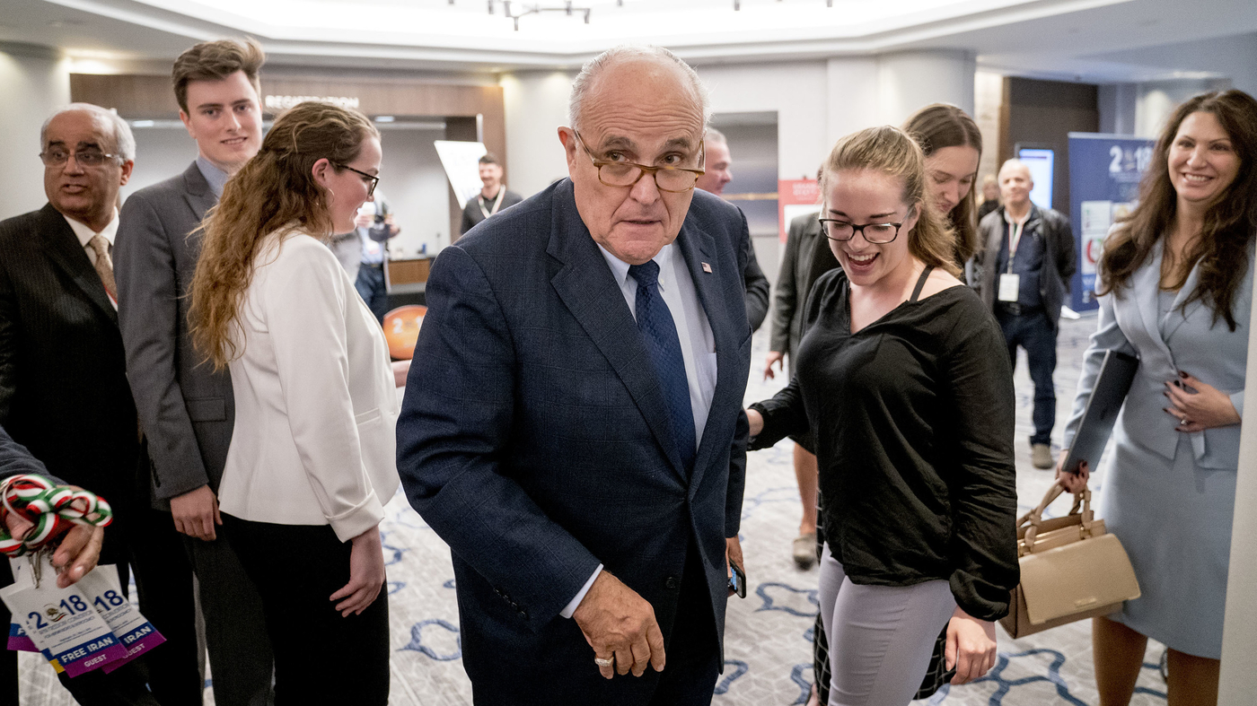 How Rudy Giuliani Landed A Role At The Center Of The Ukraine Affair : NPR