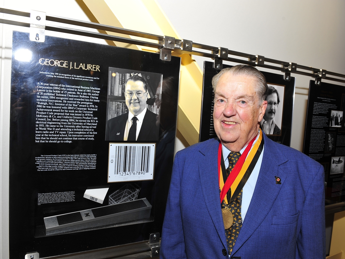 Universal Product Code Designer George Laurer Dies At 94 : NPR