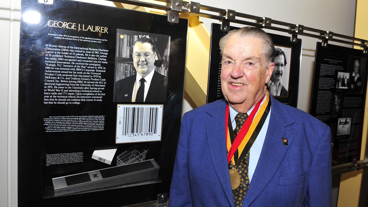 Universal Product Code Designer George Laurer Dies At 94 : NPR