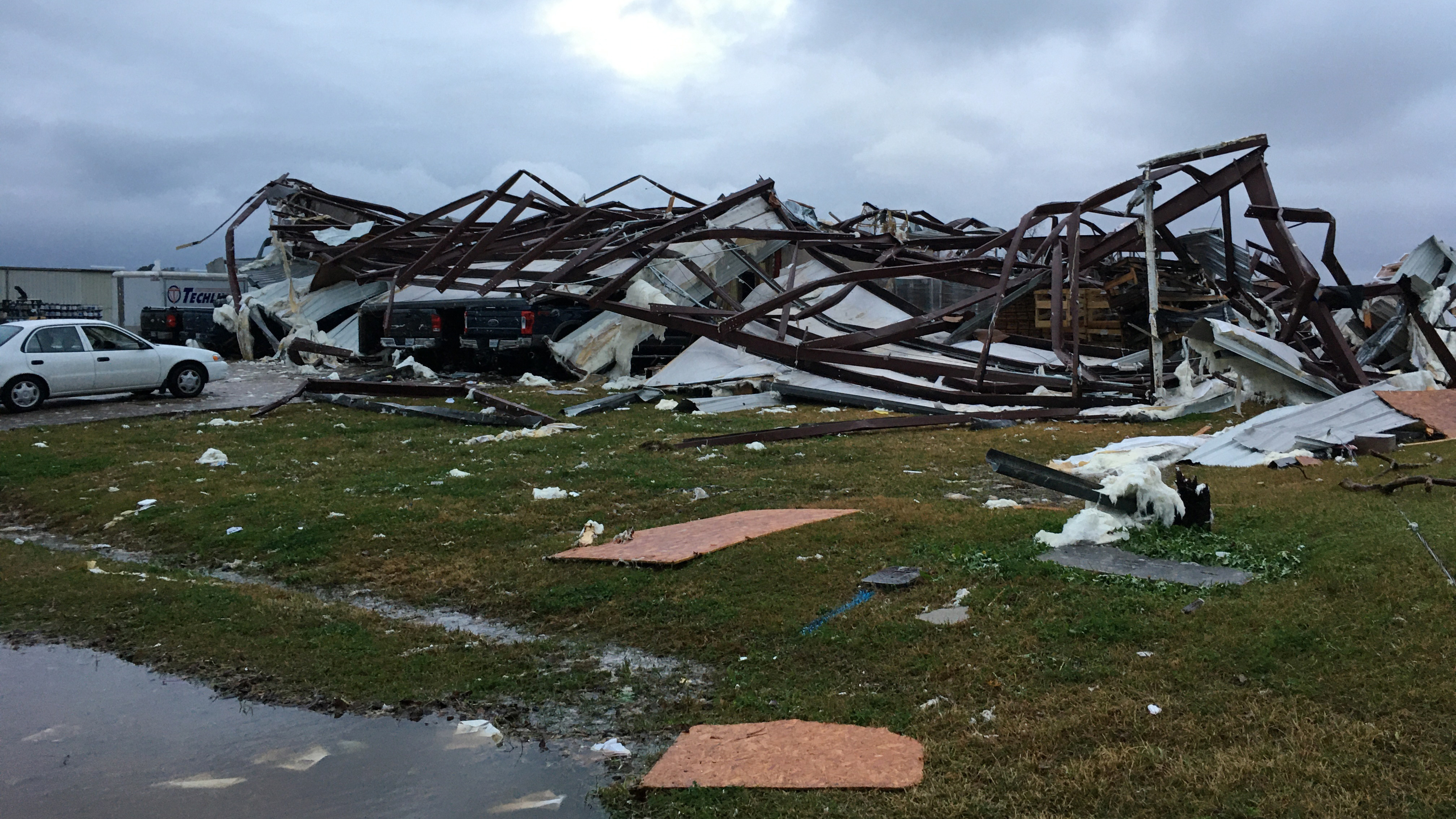 3 People Killed As Severe Weather, Tornadoes Hammer Deep South : NPR